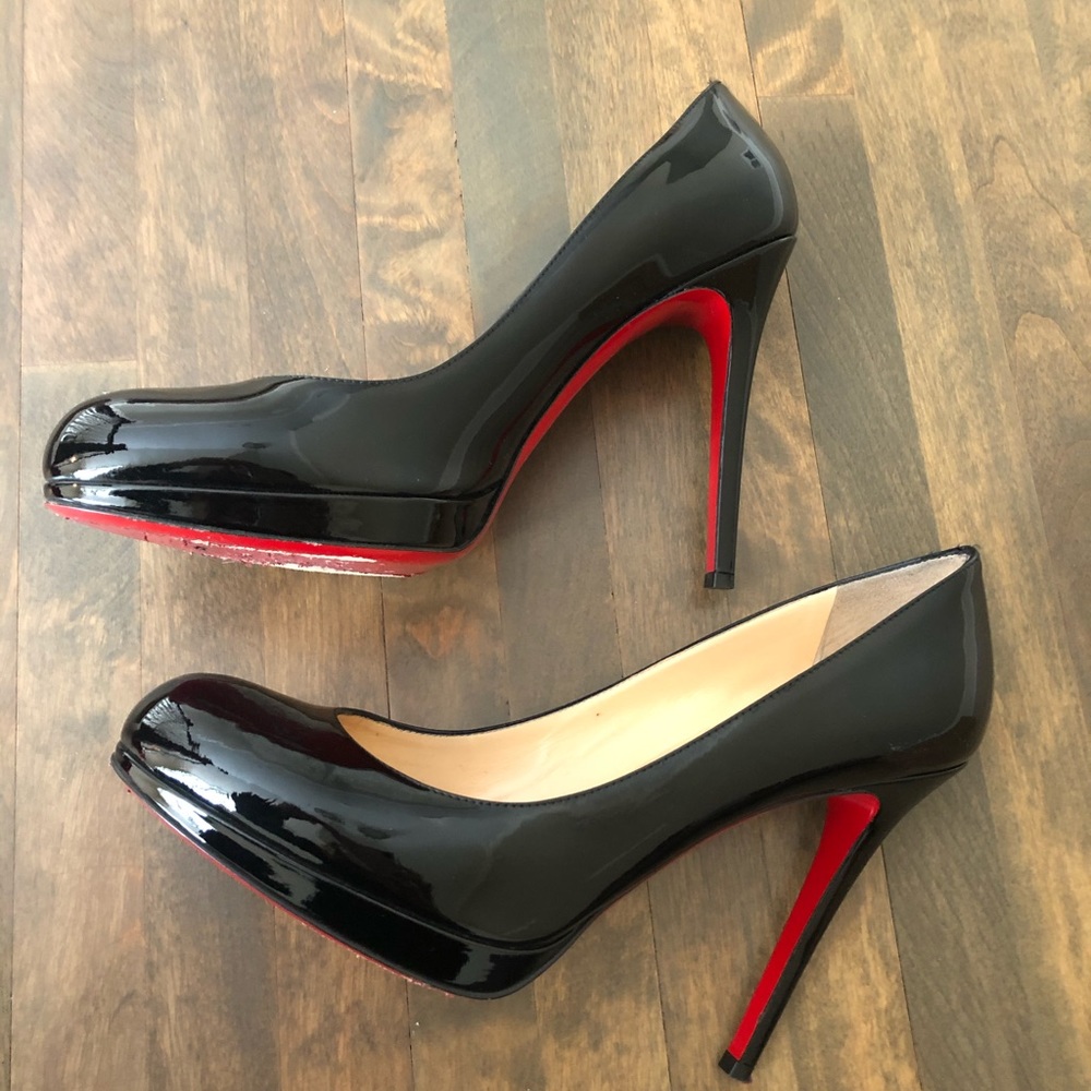 Christian Louboutin Patent Simple 120 Pumps - Gem